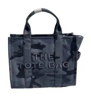 Marc Jacobs Camo Jacquard Medium Tote Bag - Black