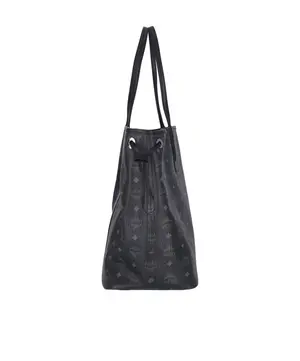Mcm Liz Logo Plaque Top Handle Bag