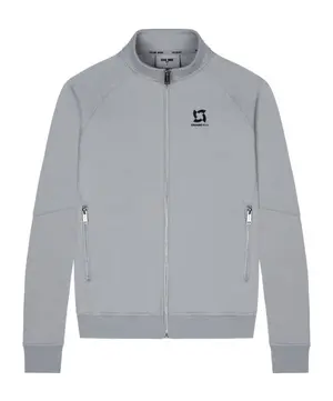 TEAM WANG Logo-print Zipped Track Jacket - Gray