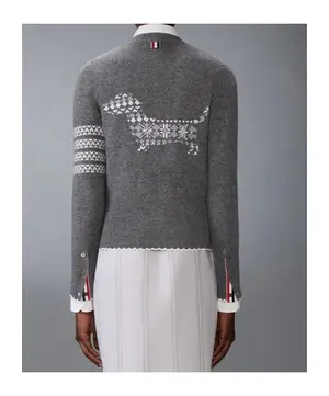 Thom Browne V-neck Buttoned Cardigan