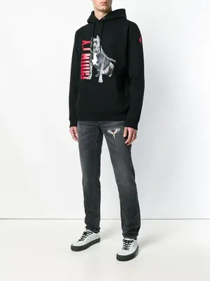MARCELO BURLON COUNTY OF MILAN Hound Cotton Hoodie