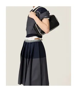 Miu Miu Pleated Midi Skirt