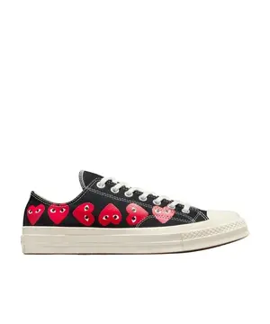 CONVERSE X COMME DES GARONS PLAY Converse X Comme Des Garçons Play Chuck 70 Trainers - Black