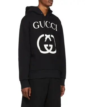 Gucci Gg Logo-print Hoodie