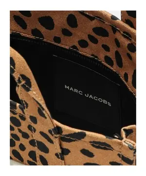 Marc Jacobs Cheetah Logo Embroidered Medium Tote Bag