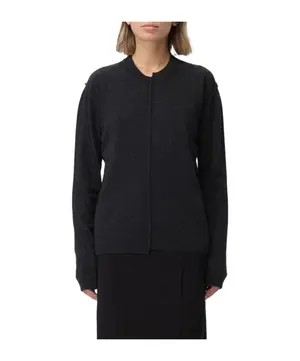 UMA WANG Asymmetric Cashmere Jumper - Black