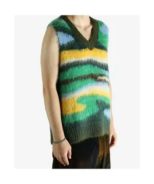 THE ELDER STATESMAN Jacquard Vest