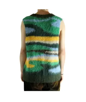 THE ELDER STATESMAN Jacquard Vest