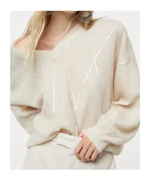 Brunello Cucinelli V-neck Knitted Jumper