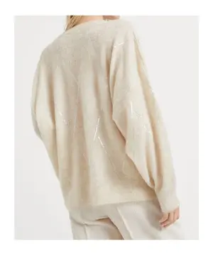 Brunello Cucinelli V-neck Knitted Jumper