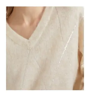 Brunello Cucinelli V-neck Knitted Jumper