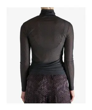Dries Van Noten Patterned Turtleneck Top