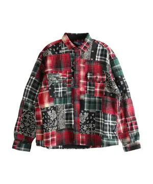Polo Ralph Lauren Classic Fit Patchwork Flannel Workshirt - Multi