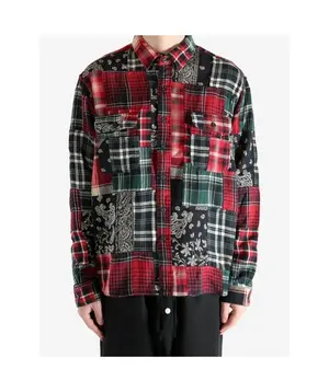 Polo Ralph Lauren Classic Fit Patchwork Flannel Workshirt