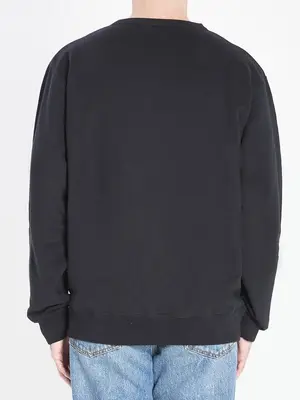 Dior Crewneck Sweatshirt With Monogram Detail - Black