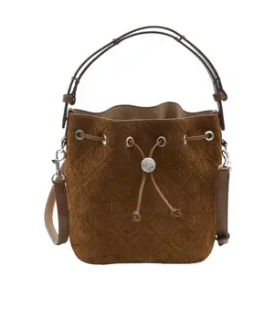 Tory Burch T Monogram Top Handle Bucket Bag