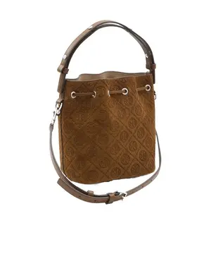 Tory Burch T Monogram Top Handle Bucket Bag