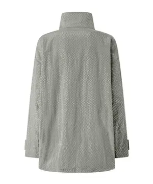 Pinko Embellished Mini Studded Technical Parka