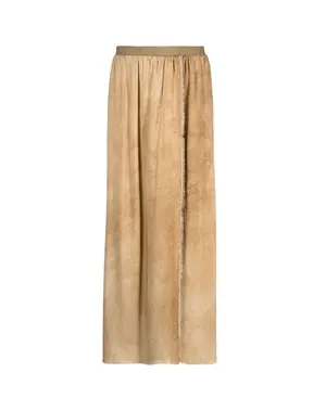 UMA WANG Distressed Raw-cut Maxi Skirt - No