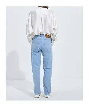 Bottega Veneta Light Chambray Straight Jeans