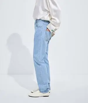 Bottega Veneta Light Chambray Straight Jeans