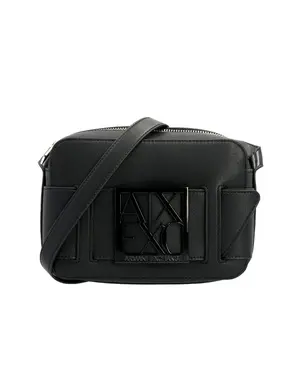 Armani Exchange Zipped Crossbody Bag - Black