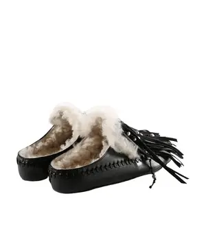ANN DEMEULEMEESTER Soft Fringe Mules