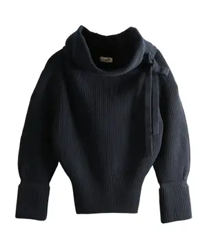 Dries Van Noten Boatneck Knitted Jumper - Black