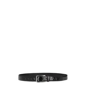 Prada Square Buckle Belt - Black