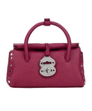 ZANELLATO Top Handle Bag With Turn Lock Closure - Red