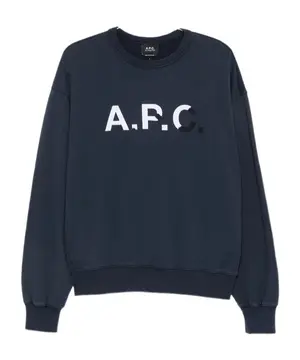 A.p.c. Crew Neck Sweatshirt - Black