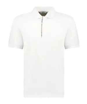 Burberry Short-sleeved Polo Shirt - White