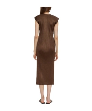 Issey Miyake Pleated Midi Dress