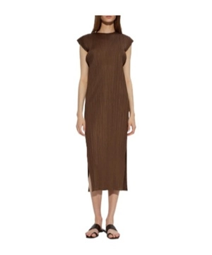 Issey Miyake Pleated Midi Dress