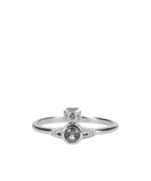 VIVIENNE WESTWOOD Orb Embellished Ring - Silver