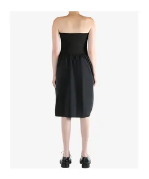AMOMENTO Shirring Flare Skirt