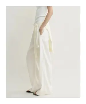 TOTEME Drawstring Wide-leg Trousers - No
