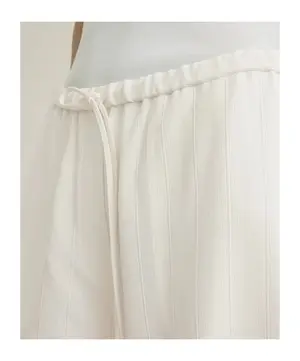 TOTEME Drawstring Wide-leg Trousers - No