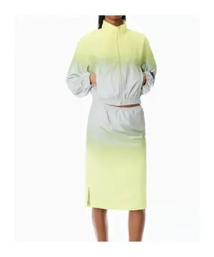Alexander Wang Reflective Shrunken Track Jacket