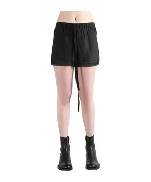 ANN DEMEULEMEESTER Lace Border Ante Boxer Shorts - Black