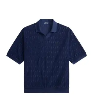 Polo Ralph Lauren Cable Knit Terry Polo Shirt