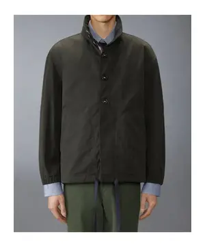 Thom Browne Coated Hooded Jacket