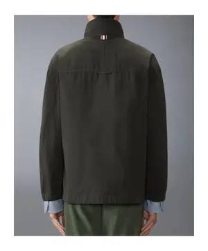 Thom Browne Coated Hooded Jacket
