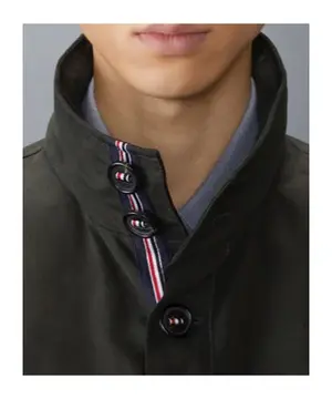 Thom Browne Coated Hooded Jacket