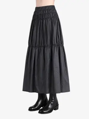 AMOMENTO Shirring Skirt