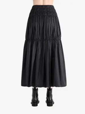 AMOMENTO Shirring Skirt