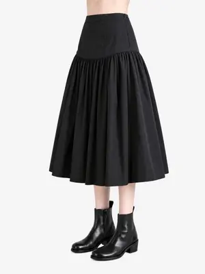 AMOMENTO Shirring Culotte Pants