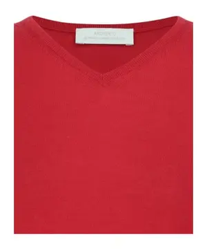 AMOMENTO V-neck Long Sleeve Sweater