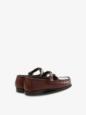Hereu Buckle Braided Shoes