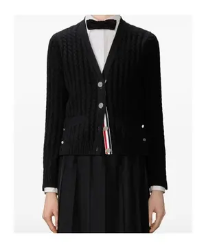 Thom Browne Cable-knit Cardigan